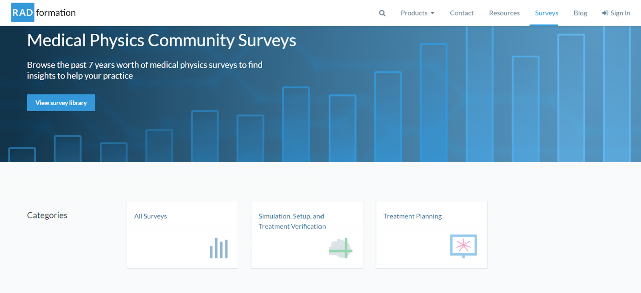 Medical Physics Community Surveys | Radformation